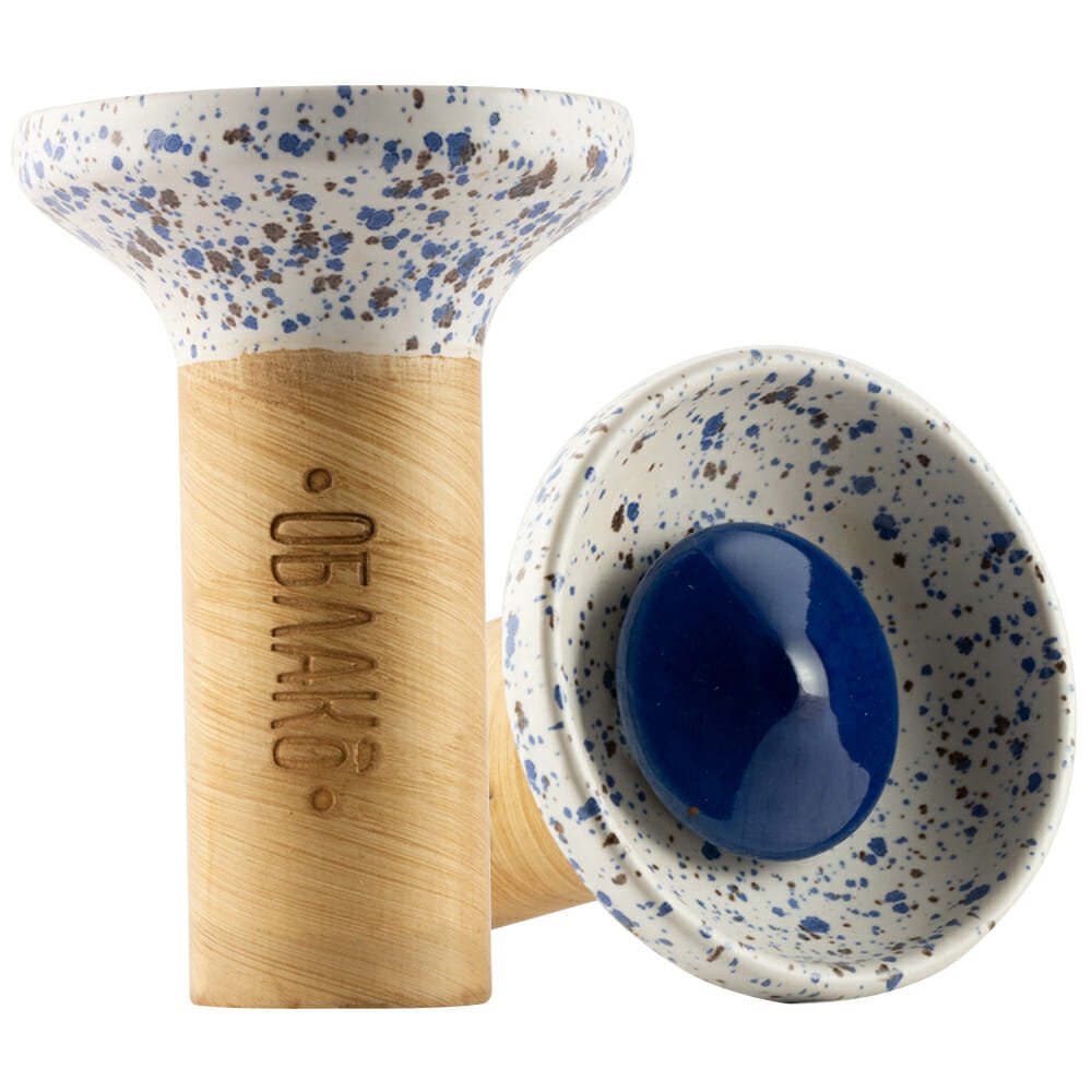 Cybuch Oblako Flow Blue On White SpotsWarszawa | Cybuchshisha.pl
