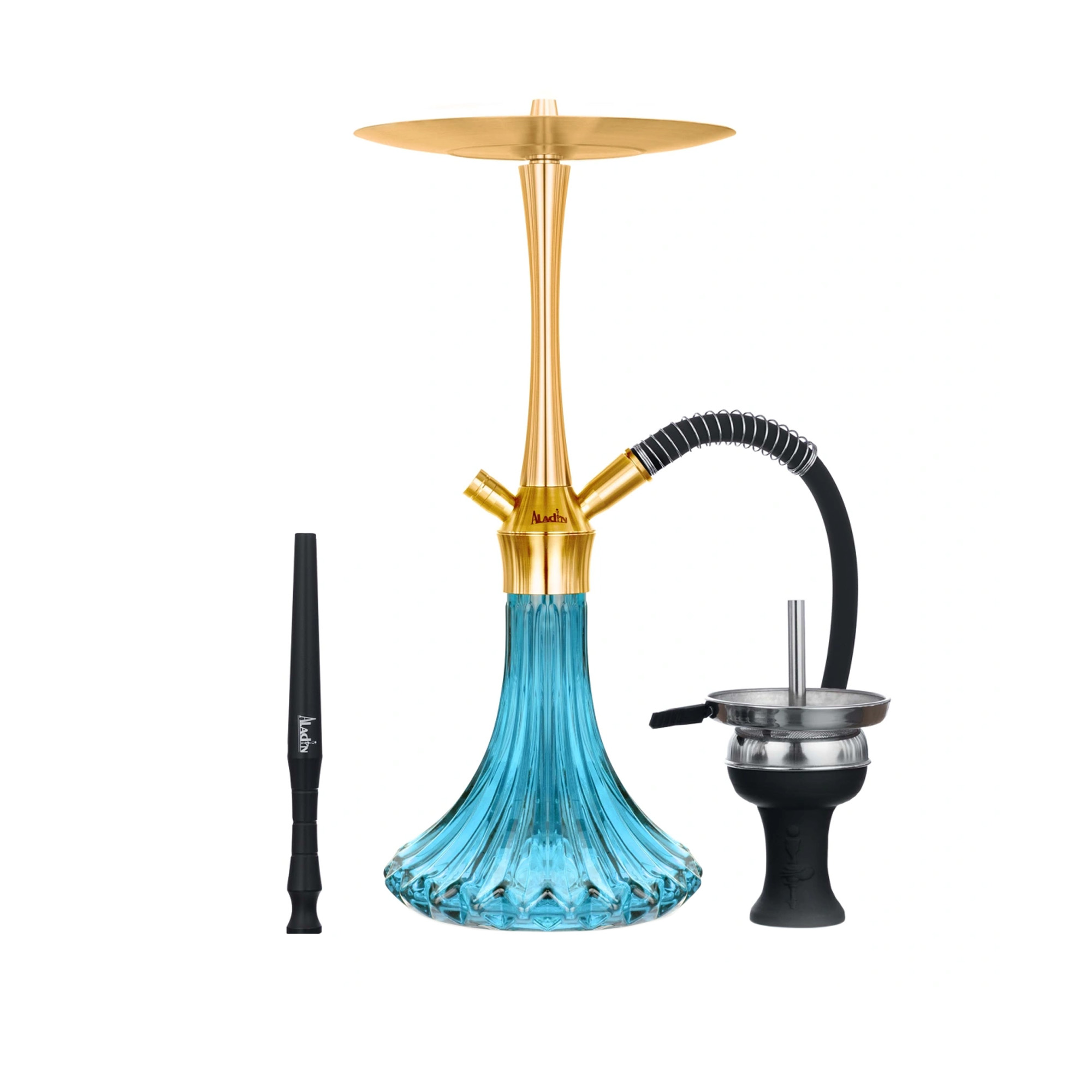 Shisha Aladin MVP A46 Gold Light Blue – Shisha Sklep Cybuch